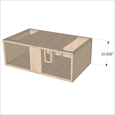 BTS Riser for 28" x 48" x 17" – GSG Audio Design